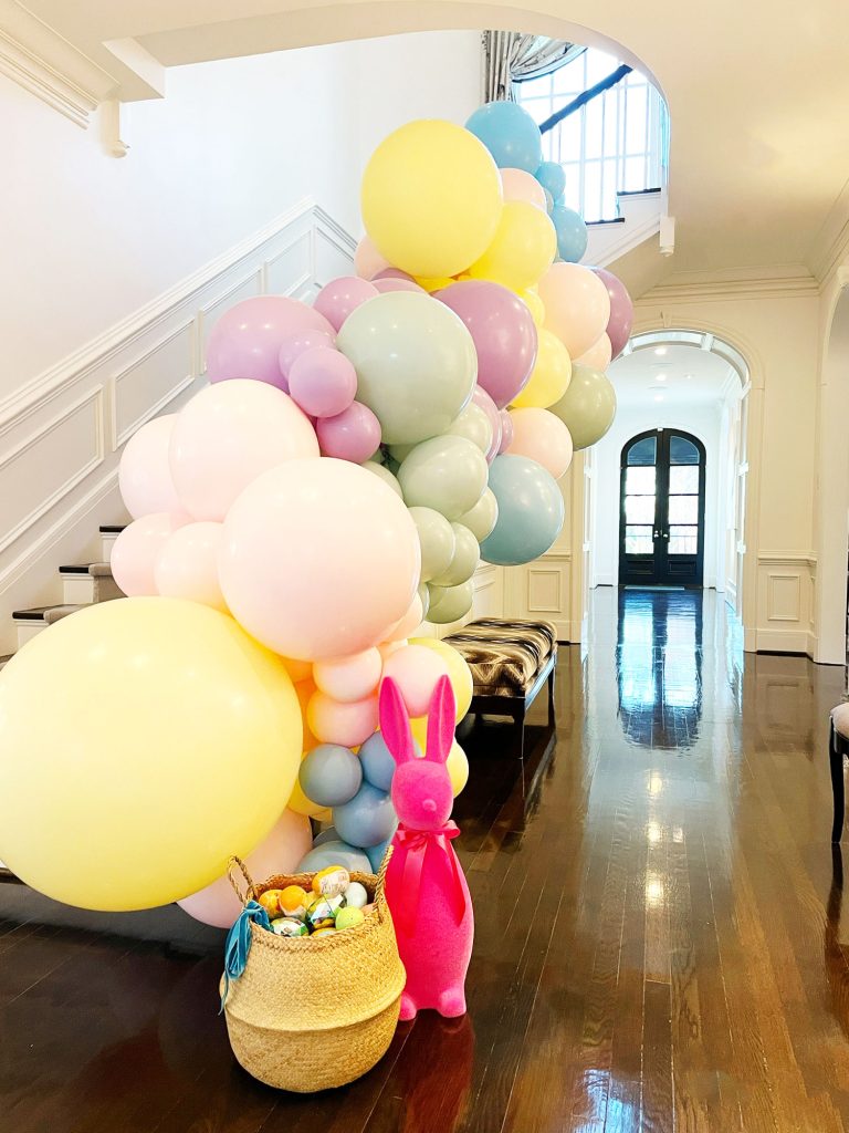 Staircase | Staircase Balloon Arch Event Decor | Just Peachy