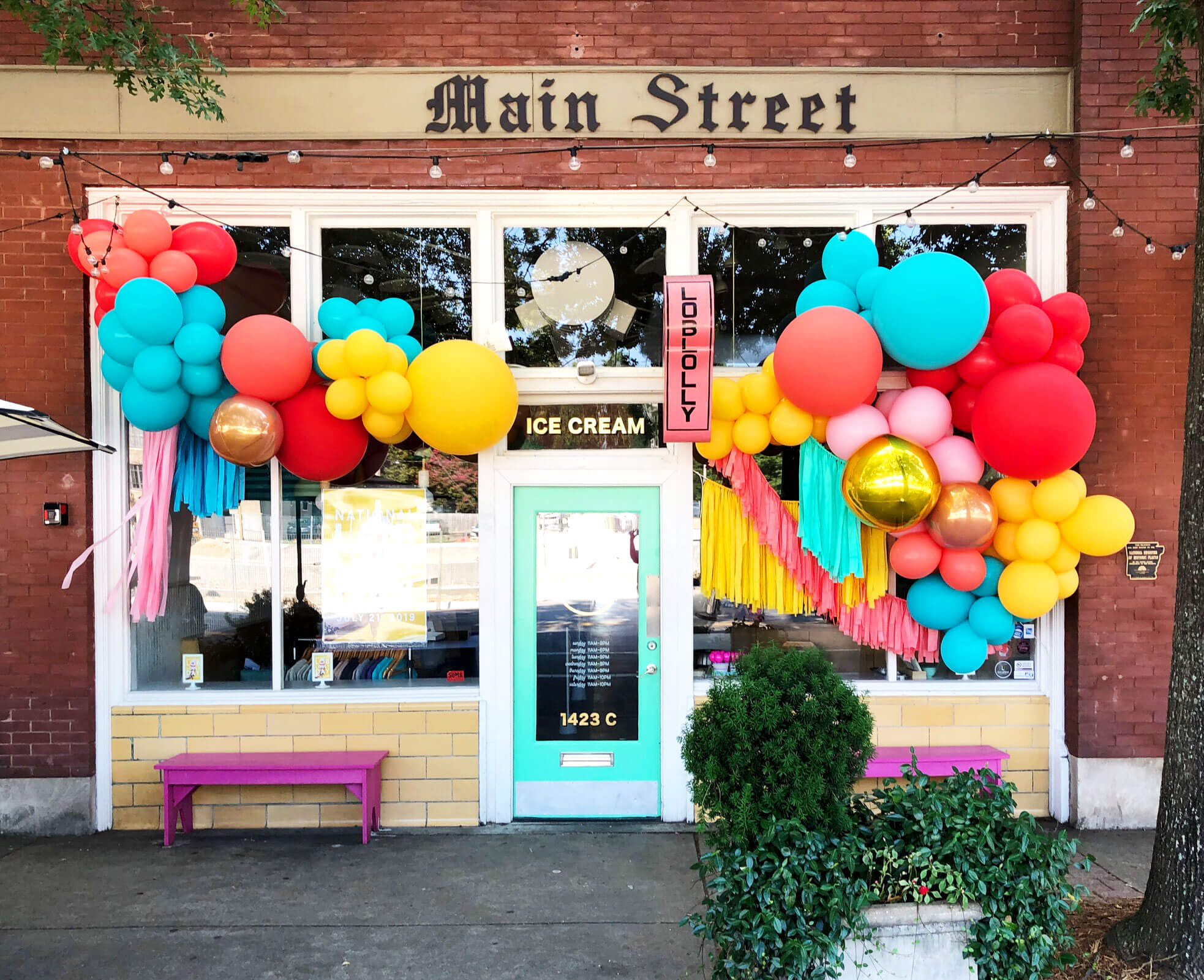 Just Peachy | Neon Sign Rentals | Little Rock, Arkansas